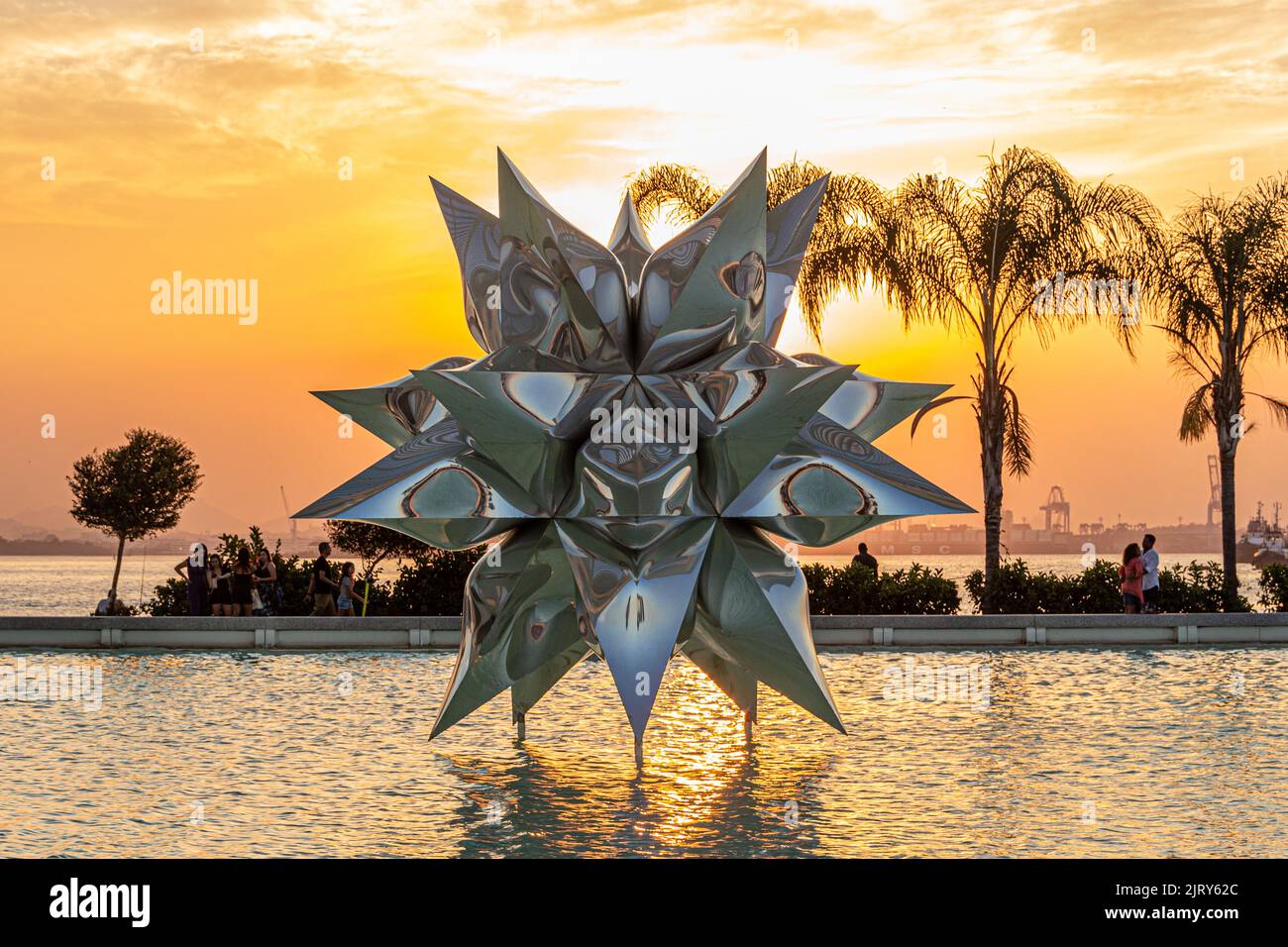 Puffed Star II Sculpture at the Museum of Tomorrow in Rio de Janeiro ...