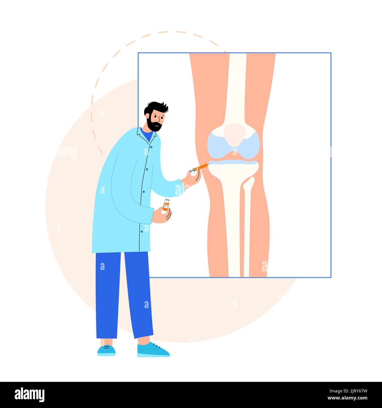 Hyaluronic acid knee hi-res stock photography and images - Alamy