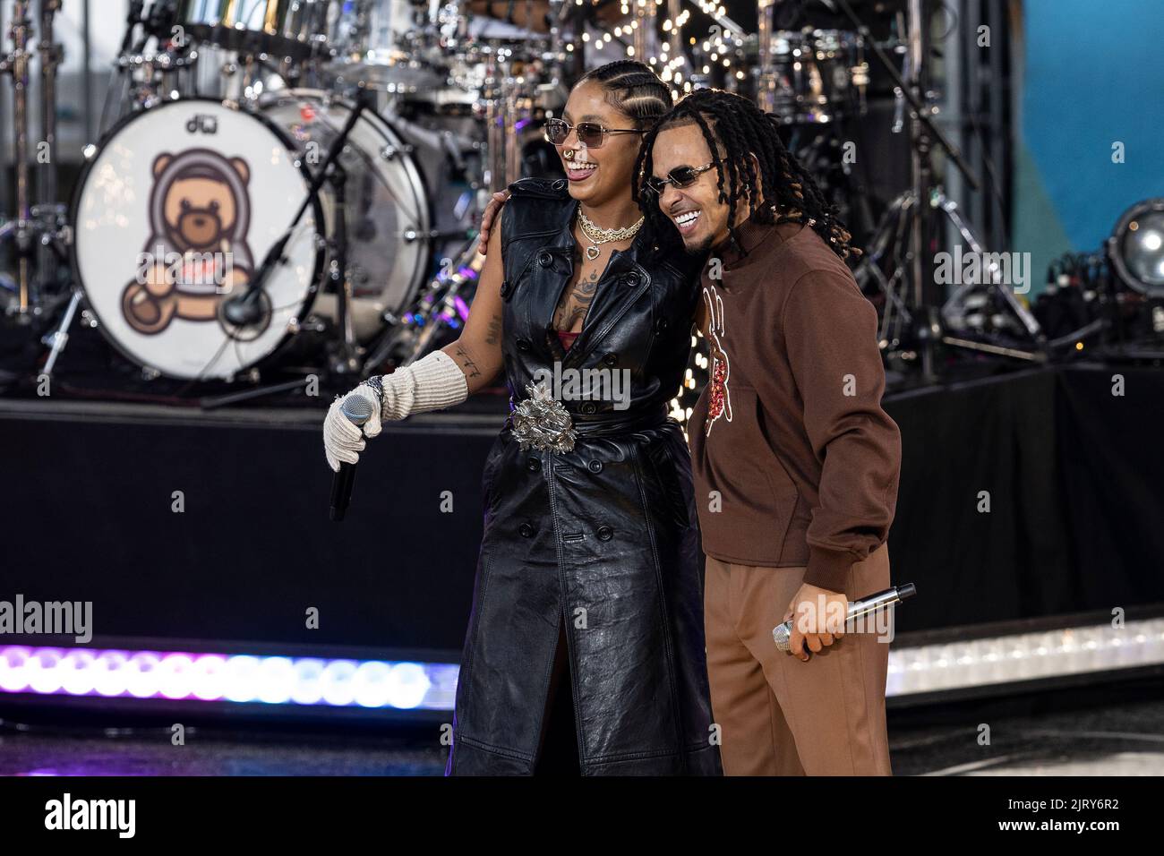 New York, USA. 26th Aug, 2022. Juan Carlos Ozuna Rosado aka Ozuna and ...