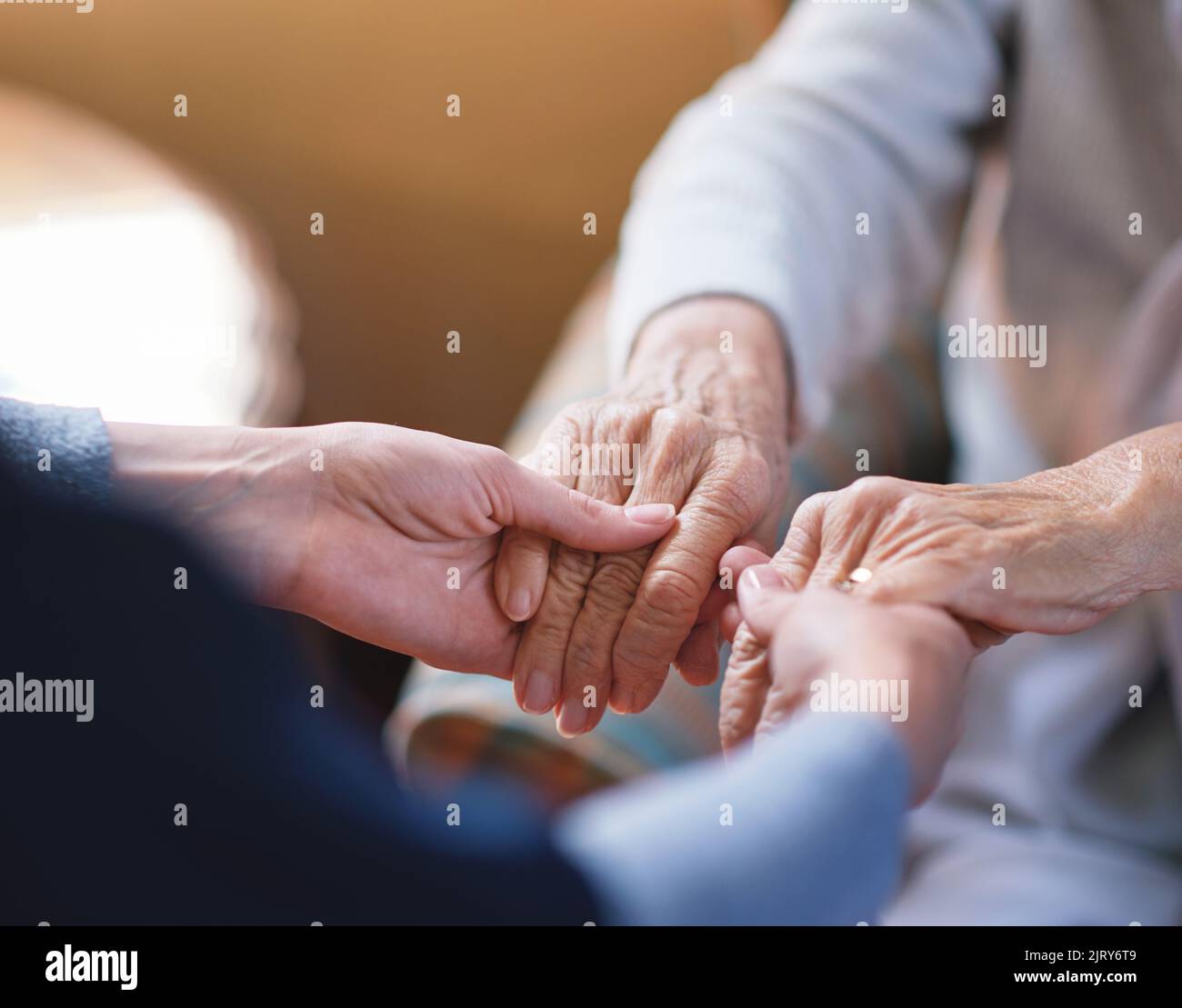 Helping an old woman hi-res stock photography and images - Alamy