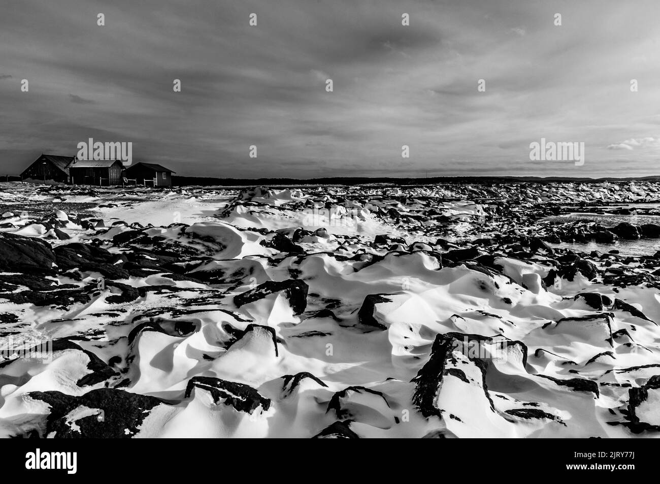 Cool landscape picture over landscape i sweden. sunset and ocean. nice ...