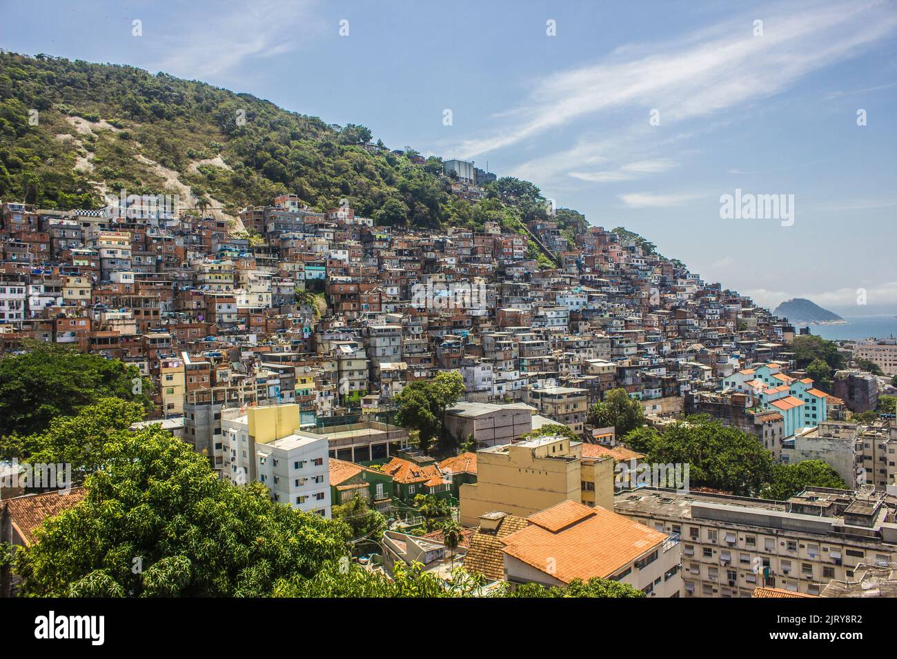 Brazil rio slums aerial hi-res stock photography and images - Alamy