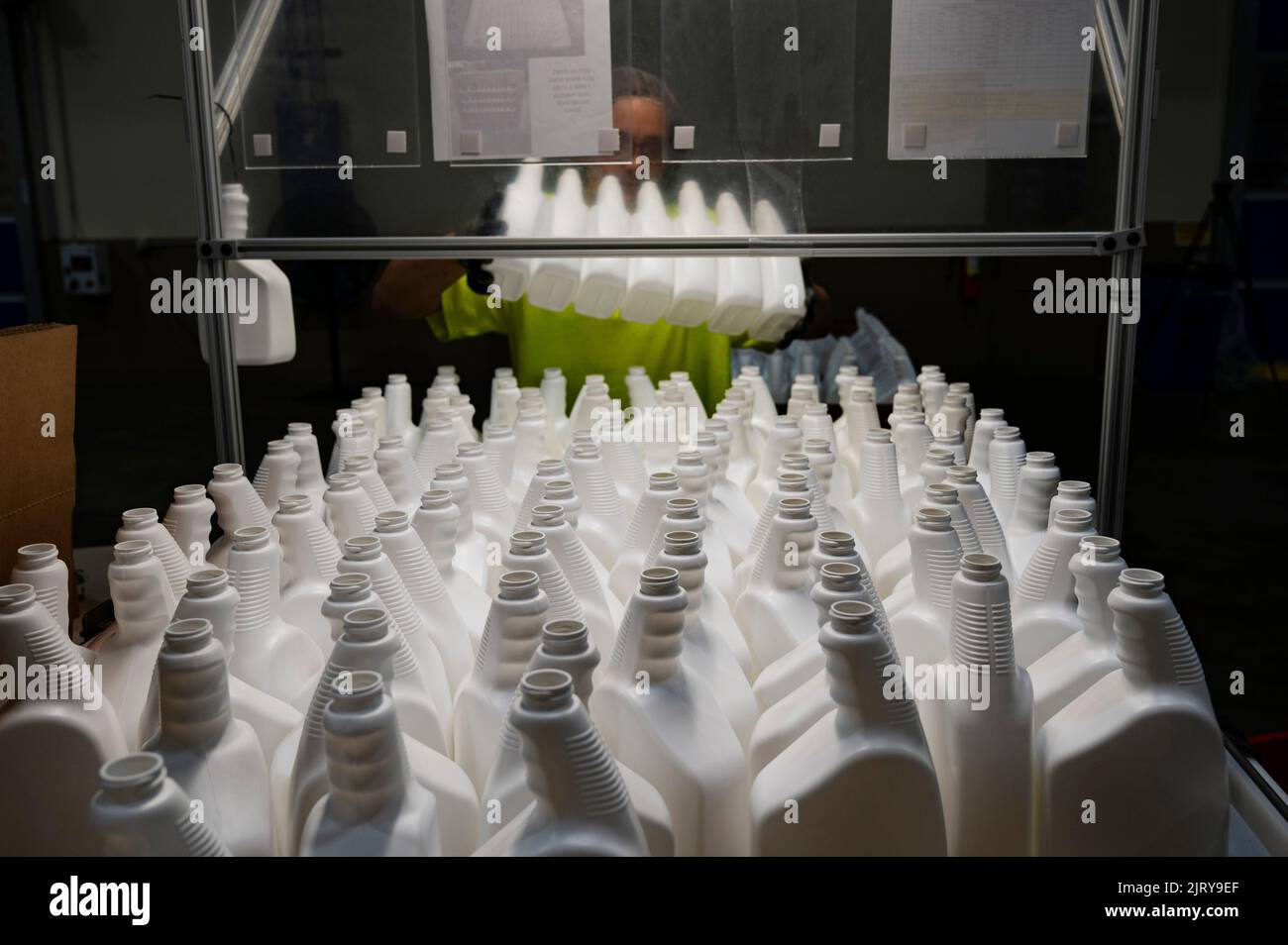 Atlanta, Georgia, USA. 3rd Aug, 2022. Workers pack just-finished ...