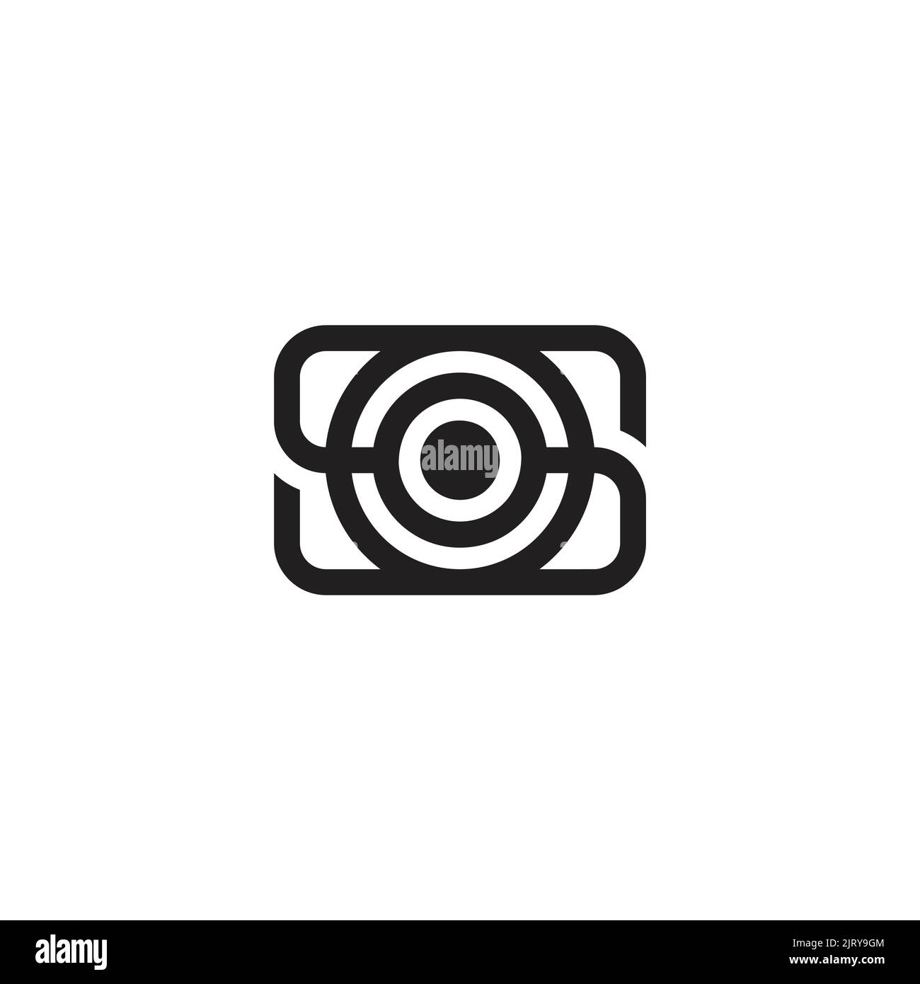 letter s stripes hypnotic symbol logo vector Stock Vector Image & Art ...