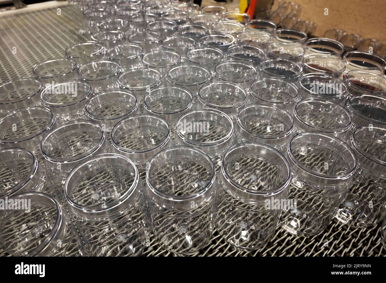 Atlanta, Georgia, USA. 3rd Aug, 2022. Worker packs just-finished wide ...