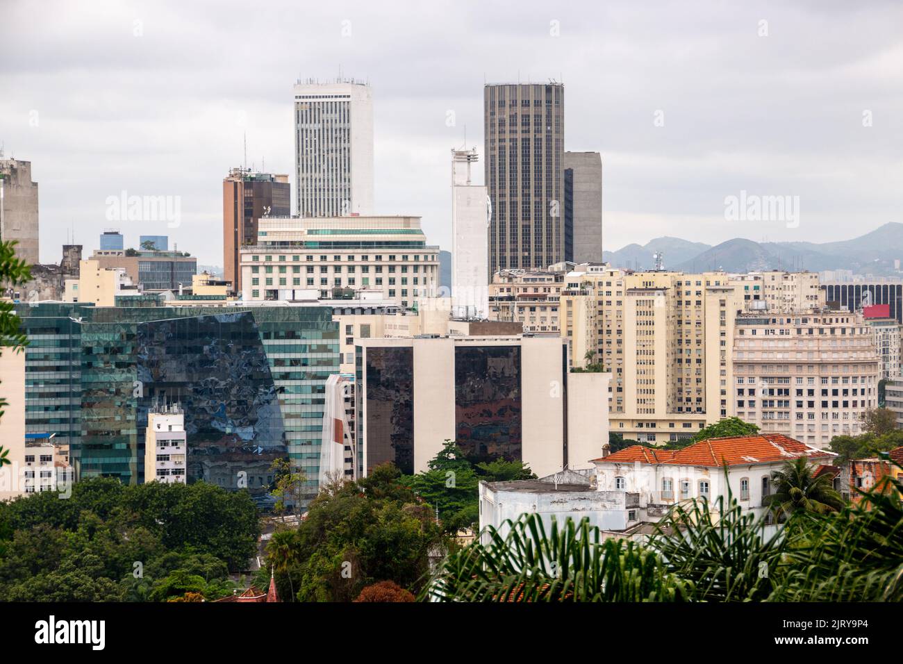 buildings in the city center of rio de janeiro Brazil Stock Photo - Alamy