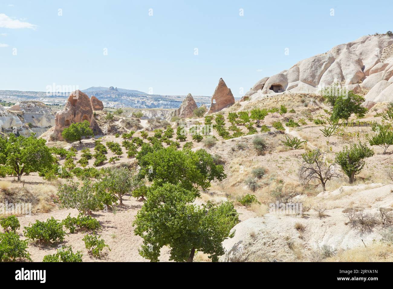 Hiking Cappadocia's Scenic Red Valley Stock Photo - Alamy