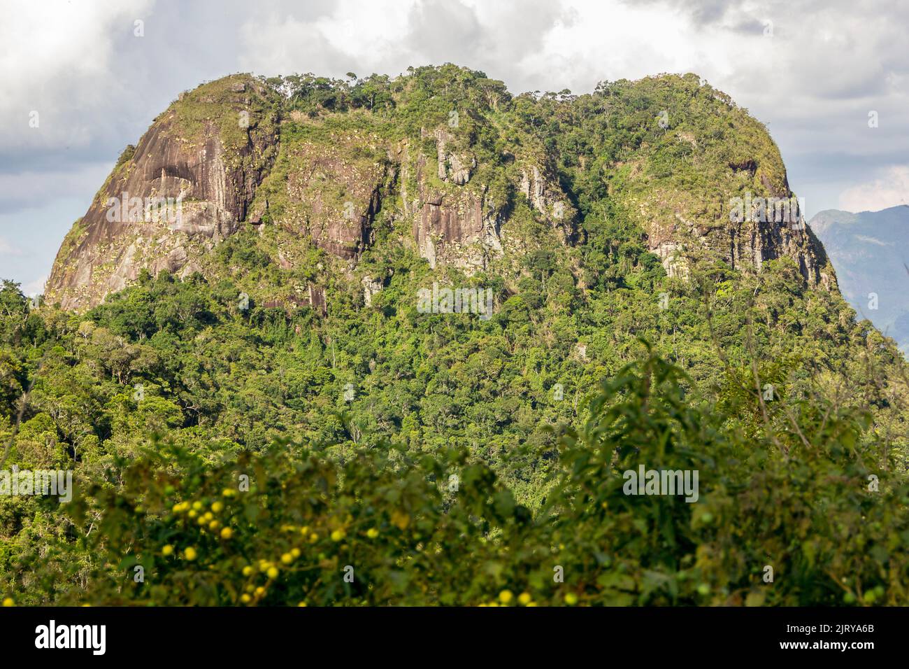 view of the three peaks of new friborg in rio de janeiro Brazil Stock ...
