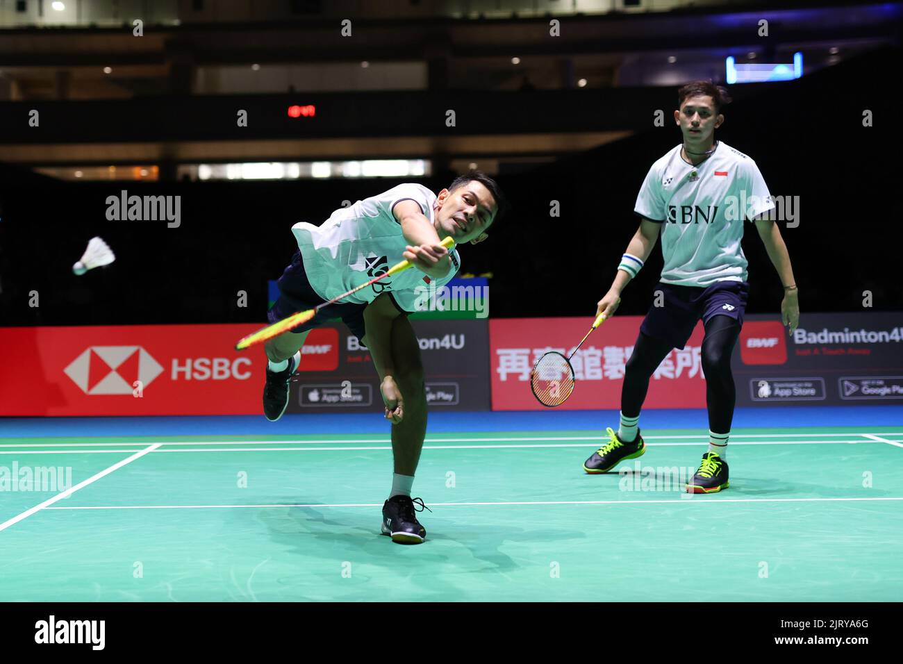 Tokyo, Japan. 27th Aug, 2022. Fajar ALFIAN & Muhammad Rian ARDIANTO ...