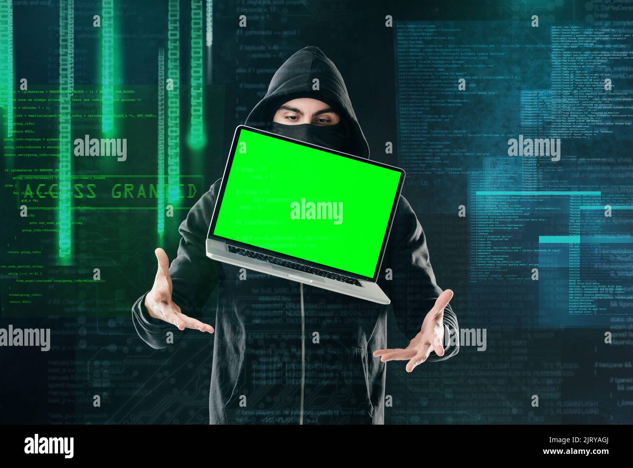 He can make your computer do his bidding. a computer hacker levitating ...