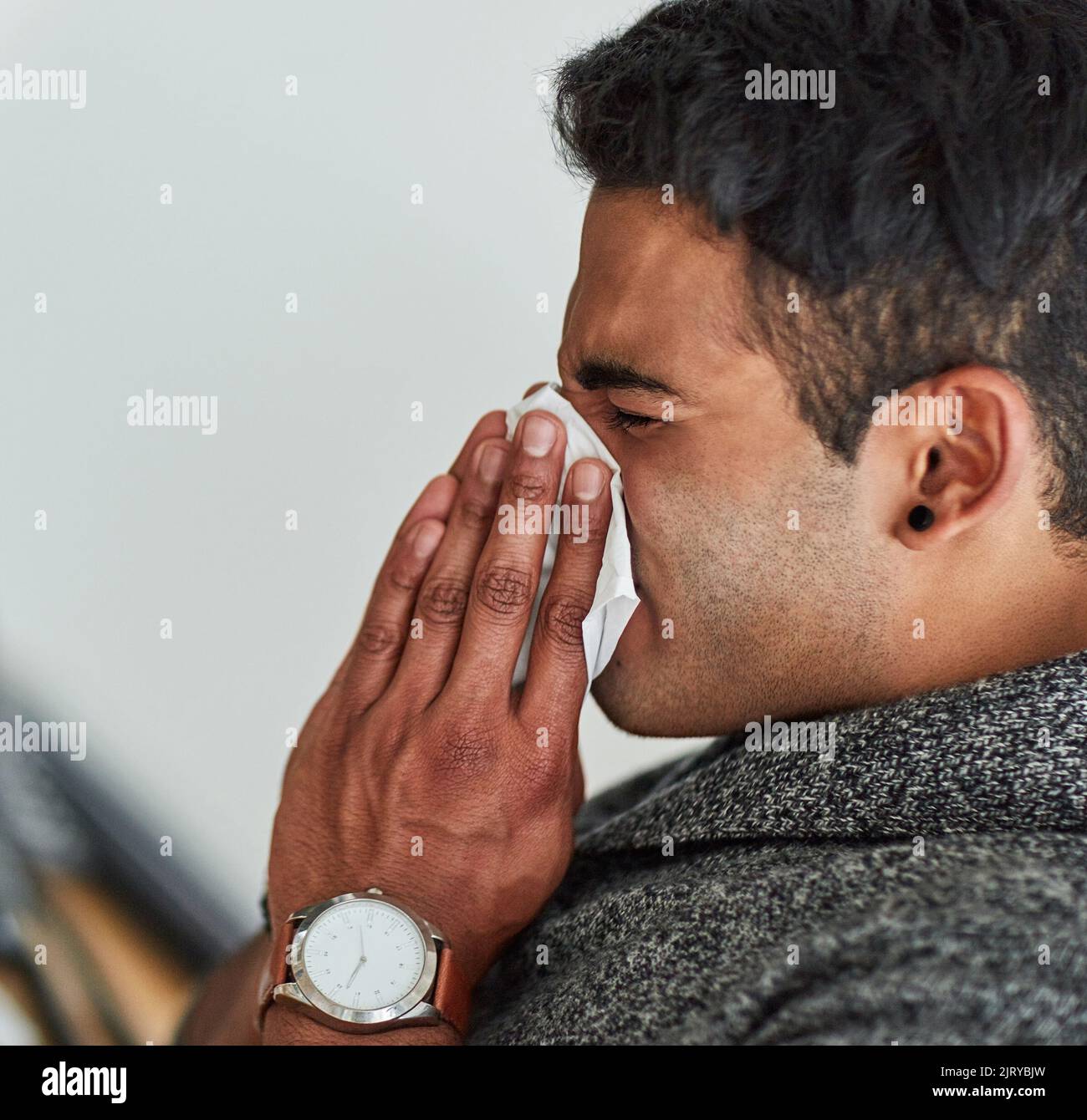 Sniffles brunette hi-res stock photography and images - Alamy