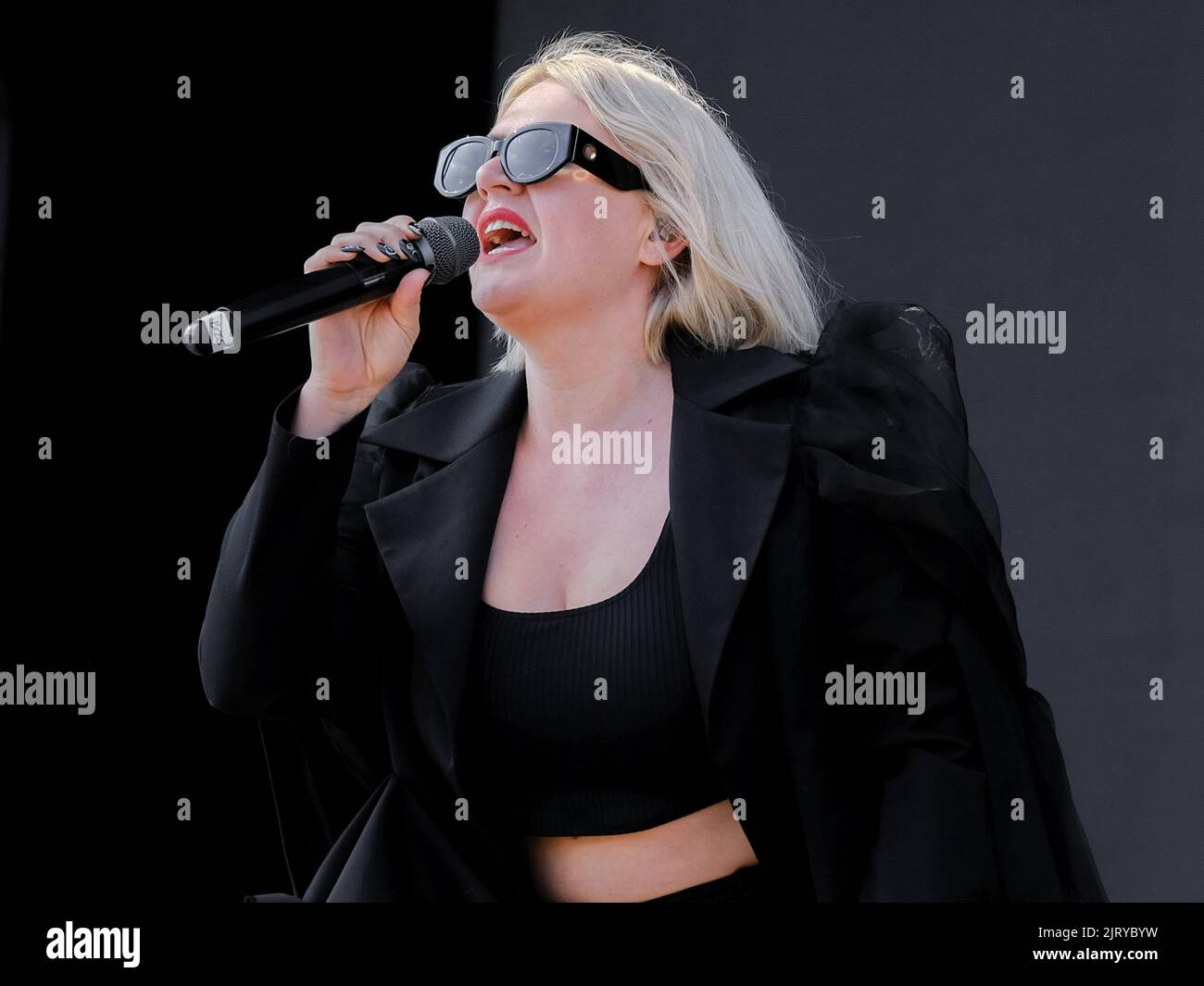 Southsea, UK. 26th Aug, 2022. English singer songwriter, Rebecca Lucy ...