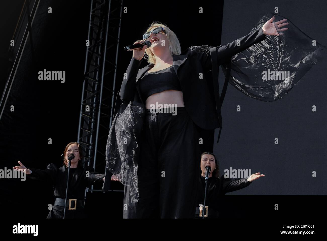 Southsea, UK. 26th Aug, 2022. English singer songwriter, Rebecca Lucy ...