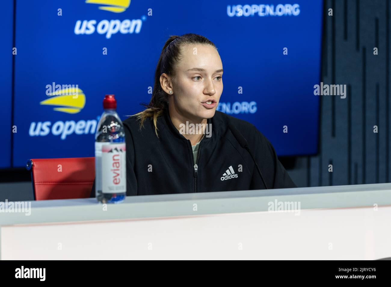 New York, NY - August 26, 2022: Elena Rybakina attends US Open player ...