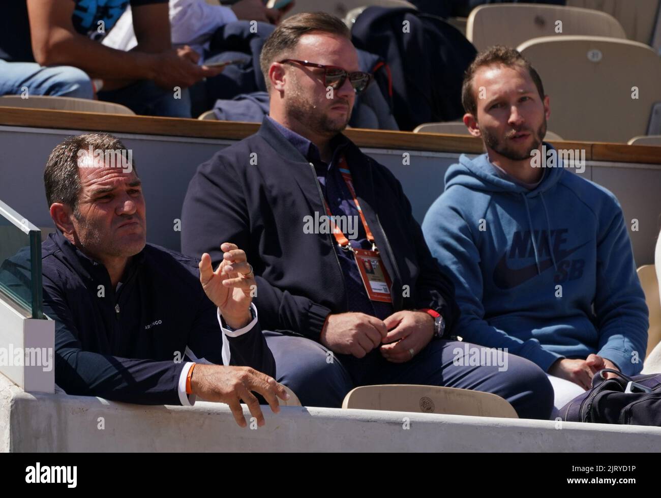 Carlos Martinez, the coach of Russian tennis player Daria Kasatkina ...