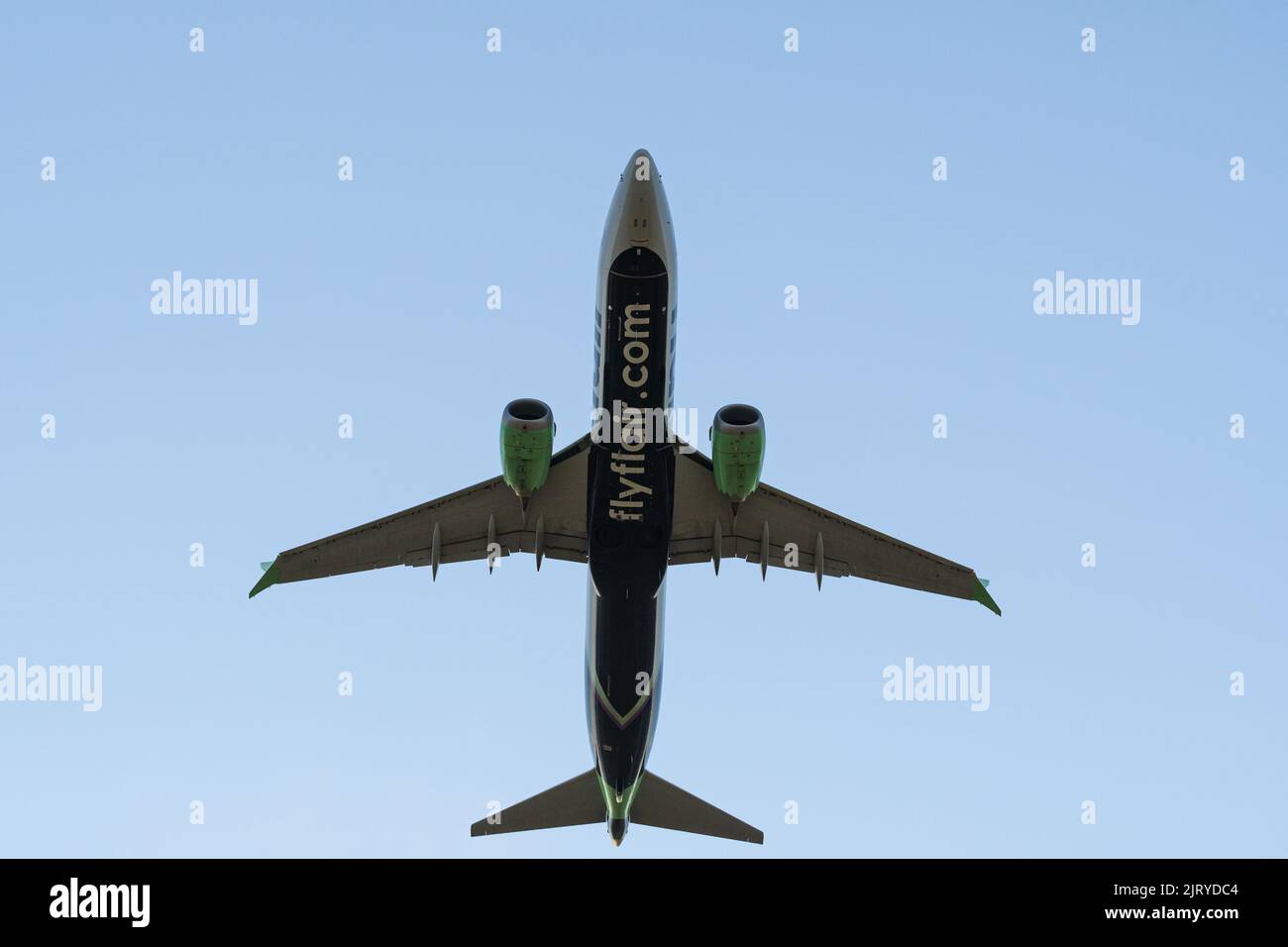 Richmond, British Columbia, Canada. 20th Aug, 2022. A Flair Airlines ...