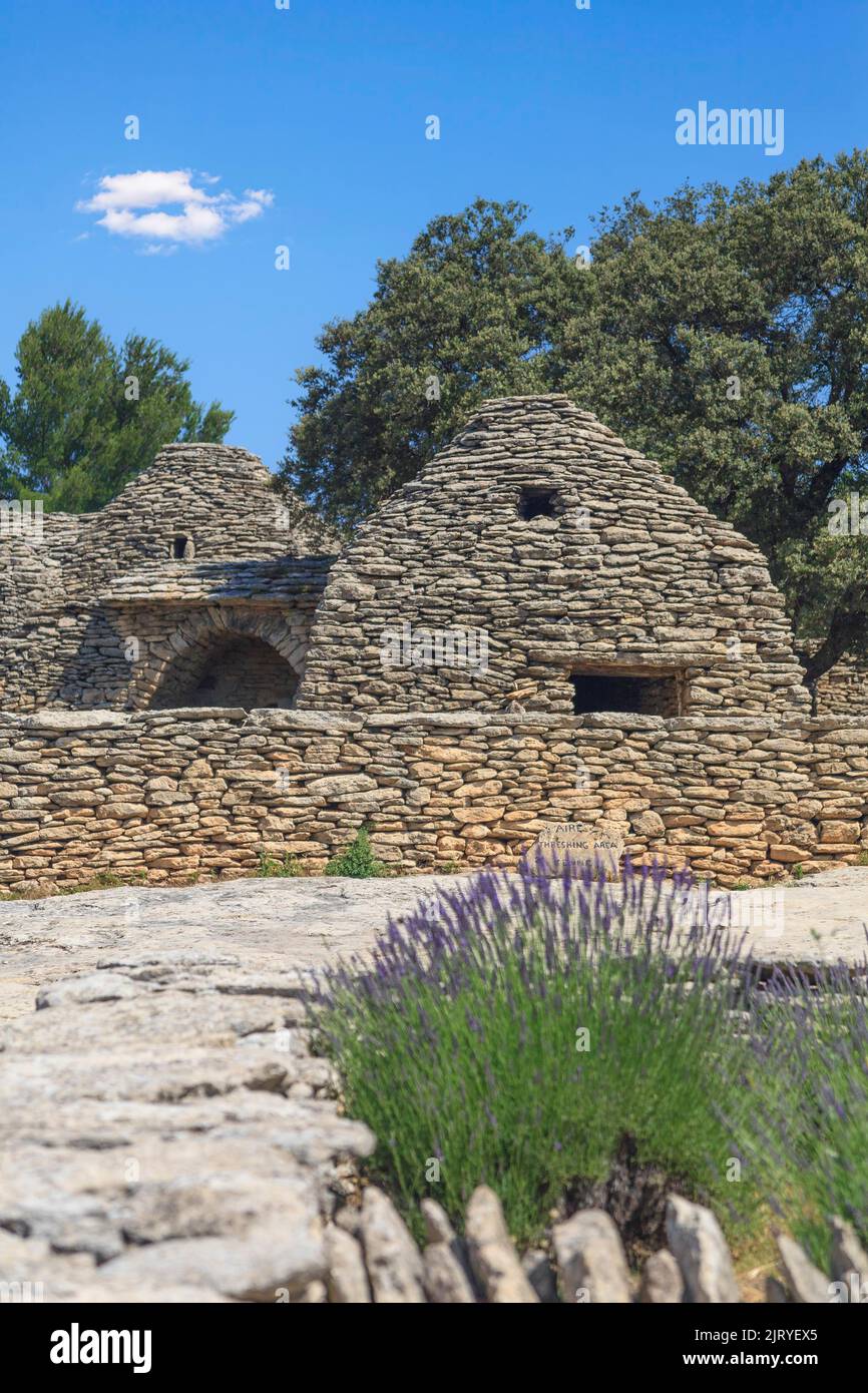 Village des Bories, village of stone huts, open-air museum, Gordes ...