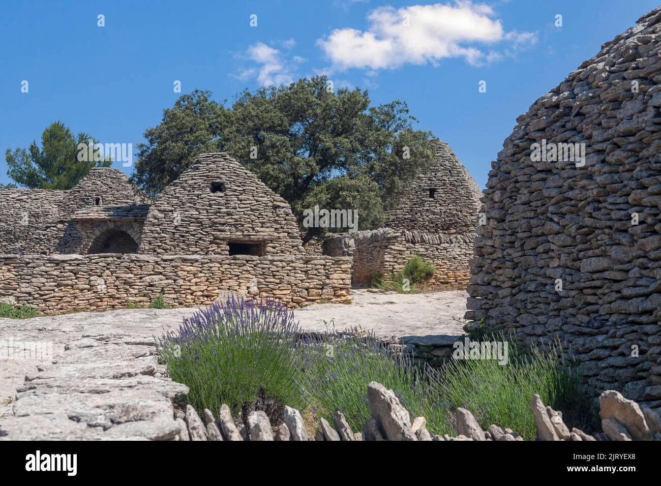 Village des Bories, village of stone huts, open-air museum, Gordes ...