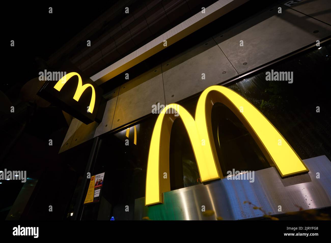 KUALA LUMPUR, MALAYSIA - CIRCA JANUARY, 2020: the Golden Arches sign ...