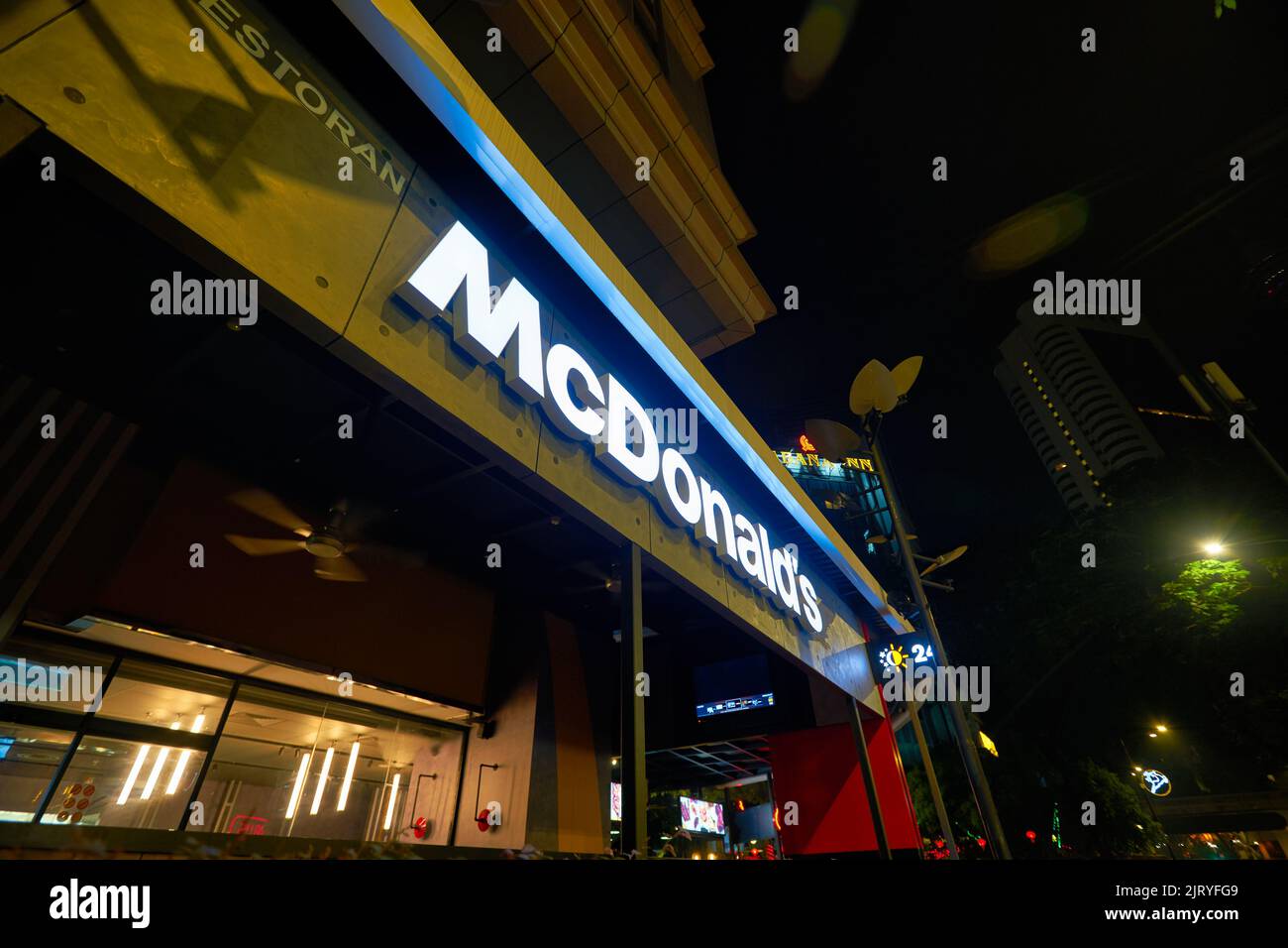KUALA LUMPUR, MALAYSIA - CIRCA JANUARY, 2020: the Golden Arches sign ...