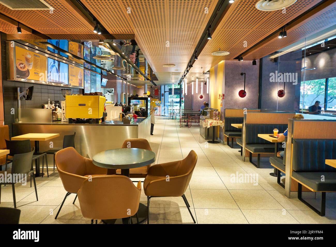KUALA LUMPUR, MALAYSIA - CIRCA JANUARY, 2020: interior shot of McDonald ... KUALA LUMPUR, MALAYSIA - CIRCA JANUARY, 2020: interior shot of McDonald ...