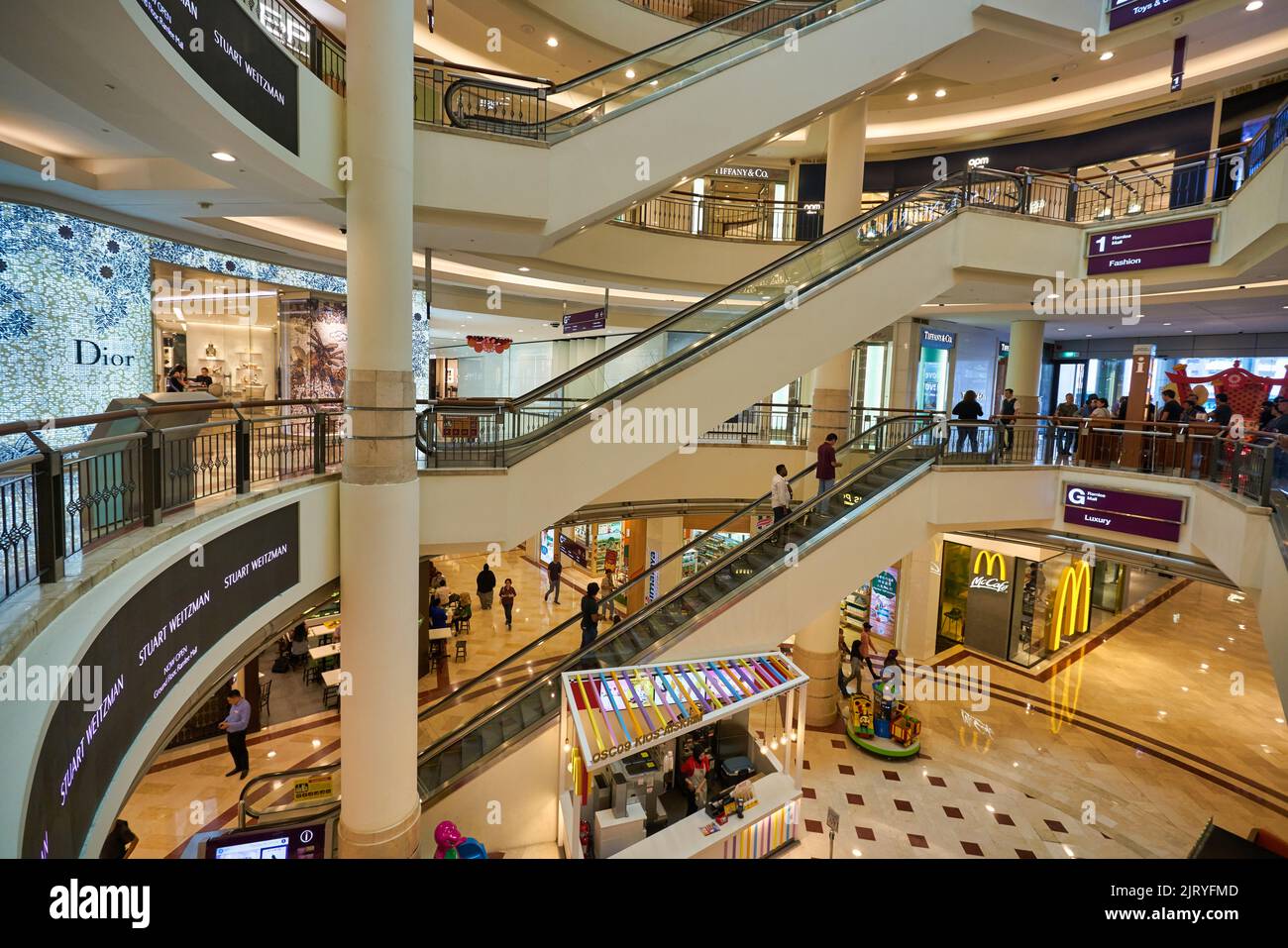 KUALA LUMPUR, MALAYSIA - CIRCA JANUARY, 2020: interior shot of Suria ...