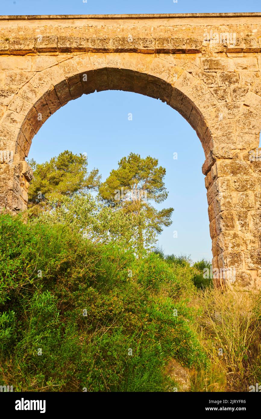 Old roman aqueduct, Aqueeducte de les Ferreres, Devil's Bridge, Pont ...