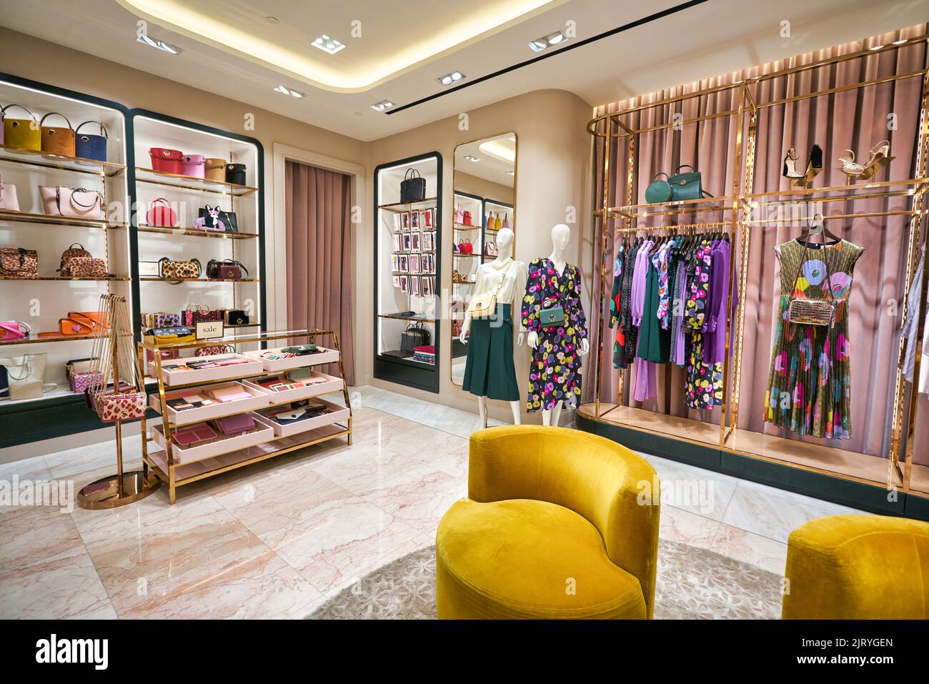 KUALA LUMPUR, MALAYSIA - CIRCA JANUARY, 2020: interior shot of Kate ...