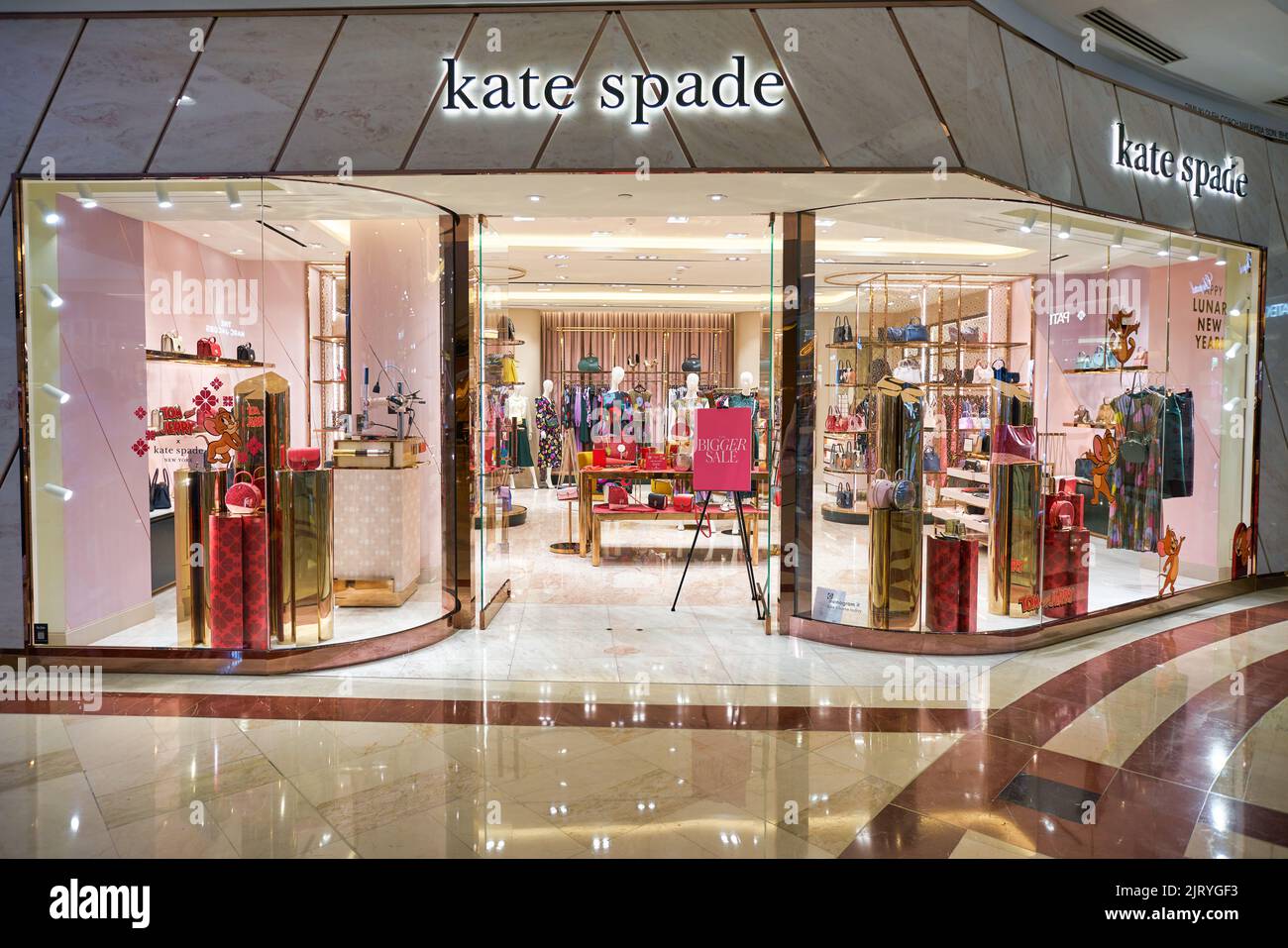 KUALA LUMPUR, MALAYSIA - CIRCA JANUARY, 2020: Kate Spade storefront in ...