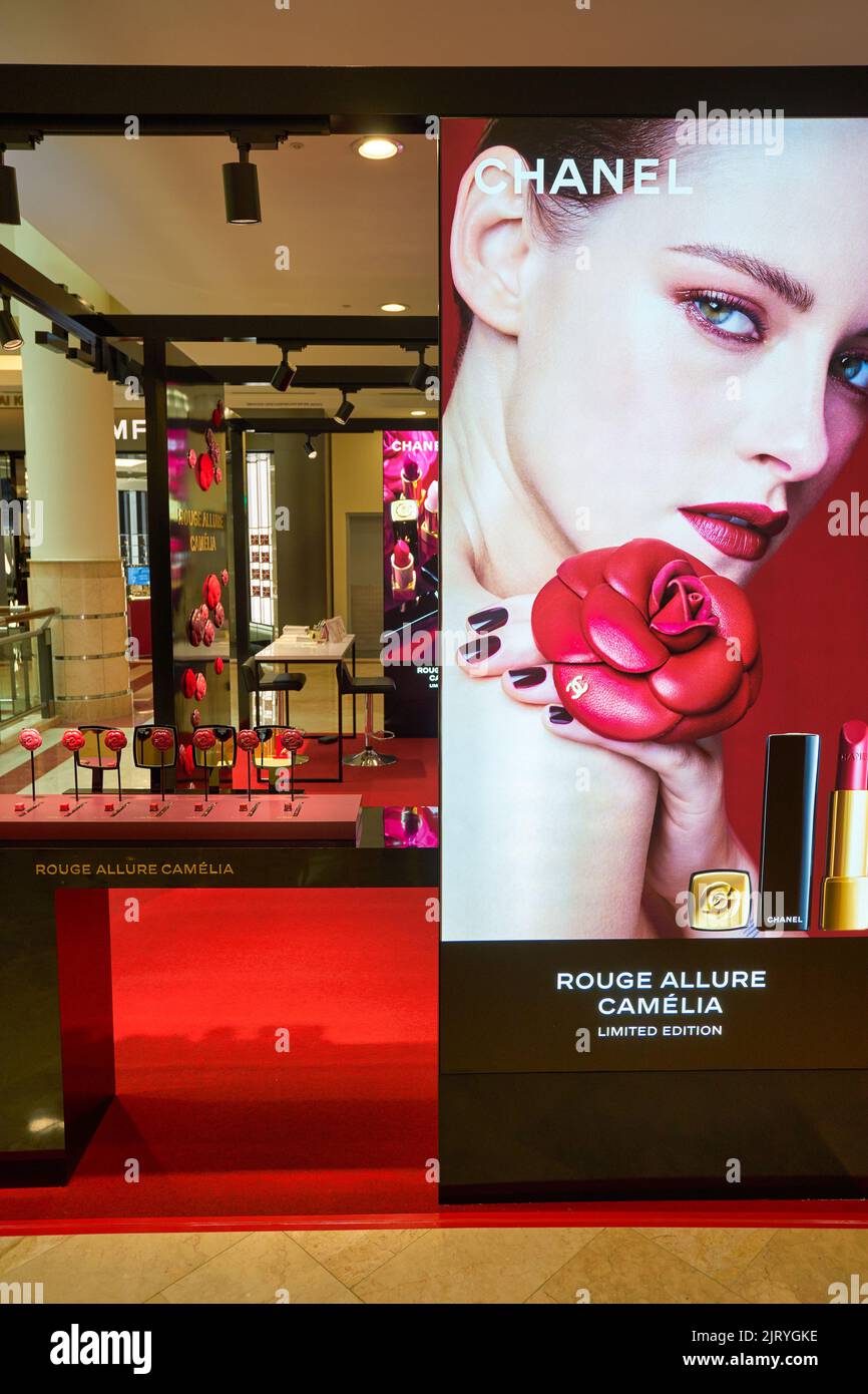 KUALA LUMPUR, MALAYSIA - CIRCA JANUARY, 2020: Chanel counter at Suria ...