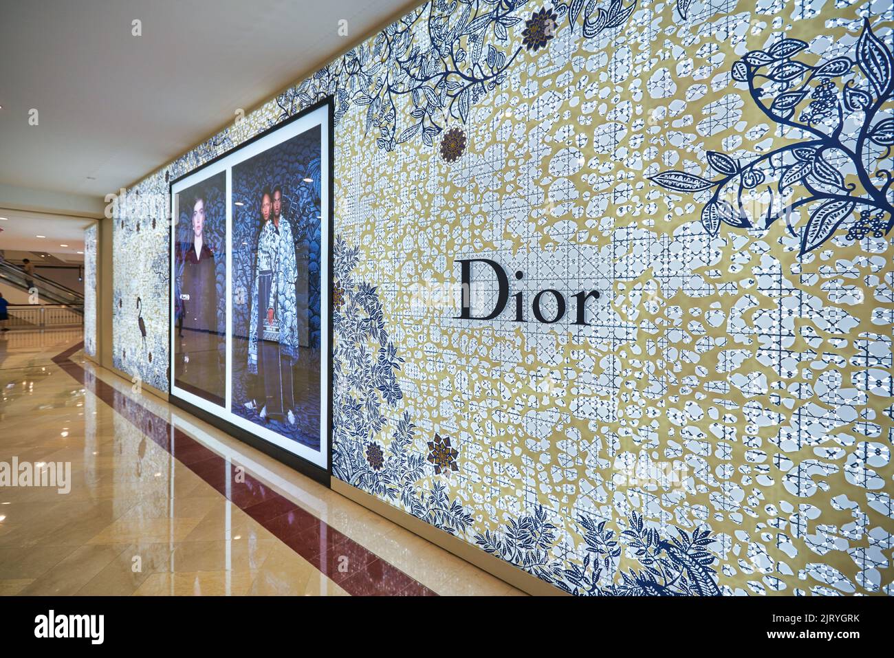 KUALA LUMPUR, MALAYSIA - CIRCA JANUARY, 2020: Dior storefront at Suria ...