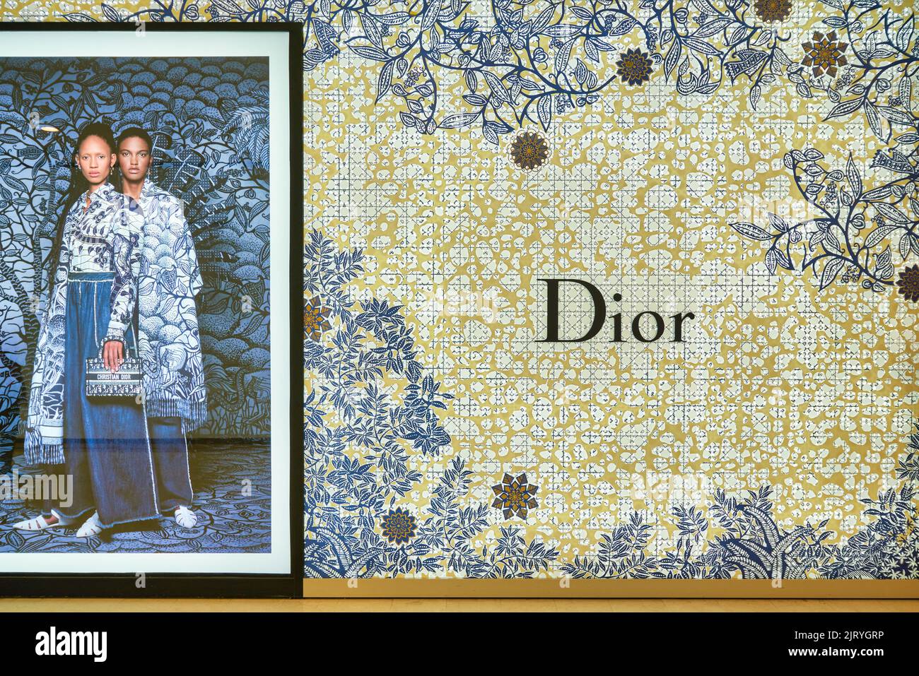 KUALA LUMPUR, MALAYSIA - CIRCA JANUARY, 2020: Dior storefront at Suria ...