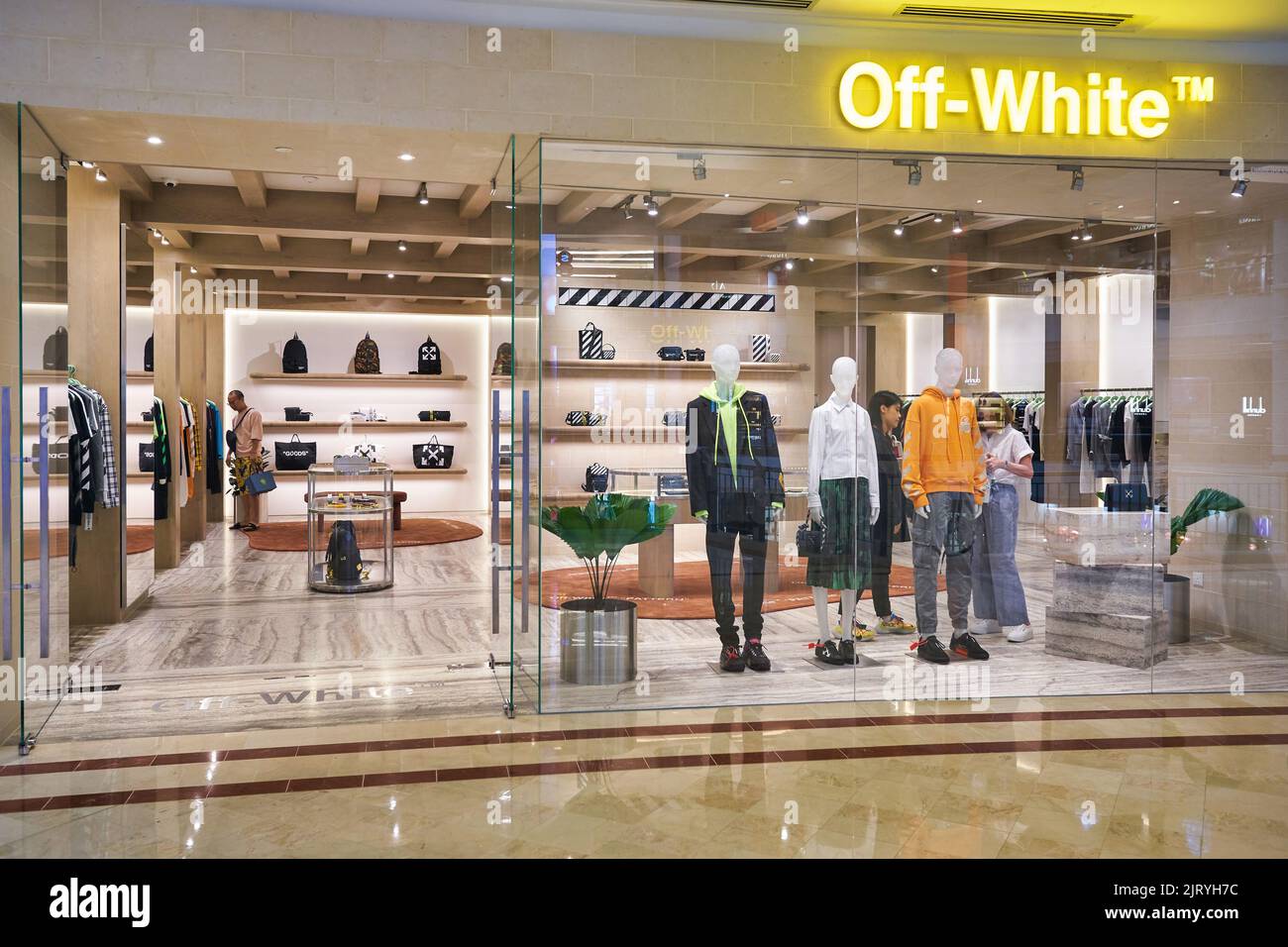 KUALA LUMPUR, MALAYSIA - CIRCA JANUARY, 2020: Off-White storefront at ...