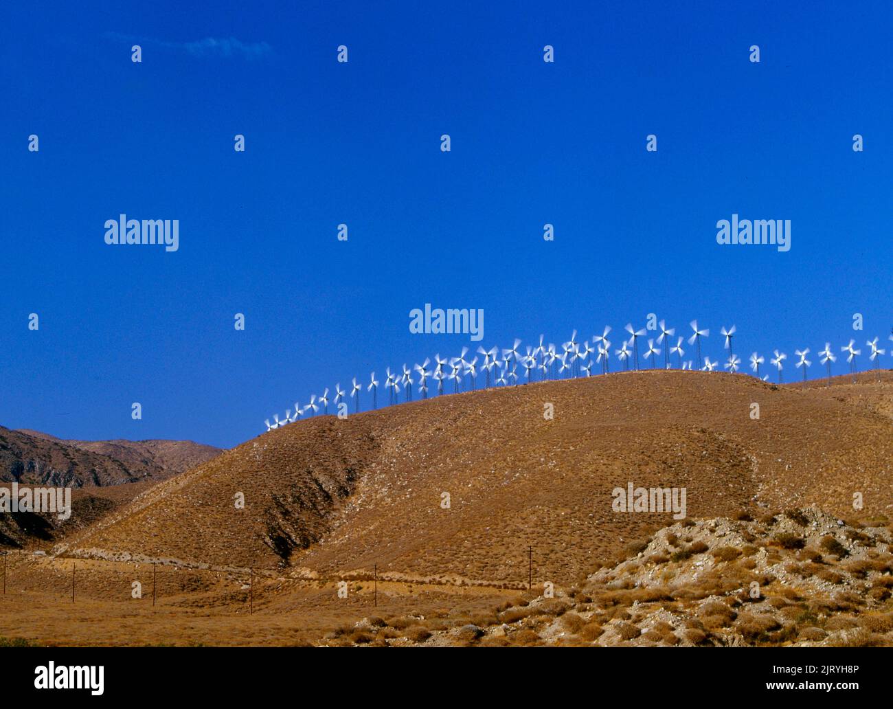 Wind farm, wind energy arrangements, wind park, windmills to the stream ...