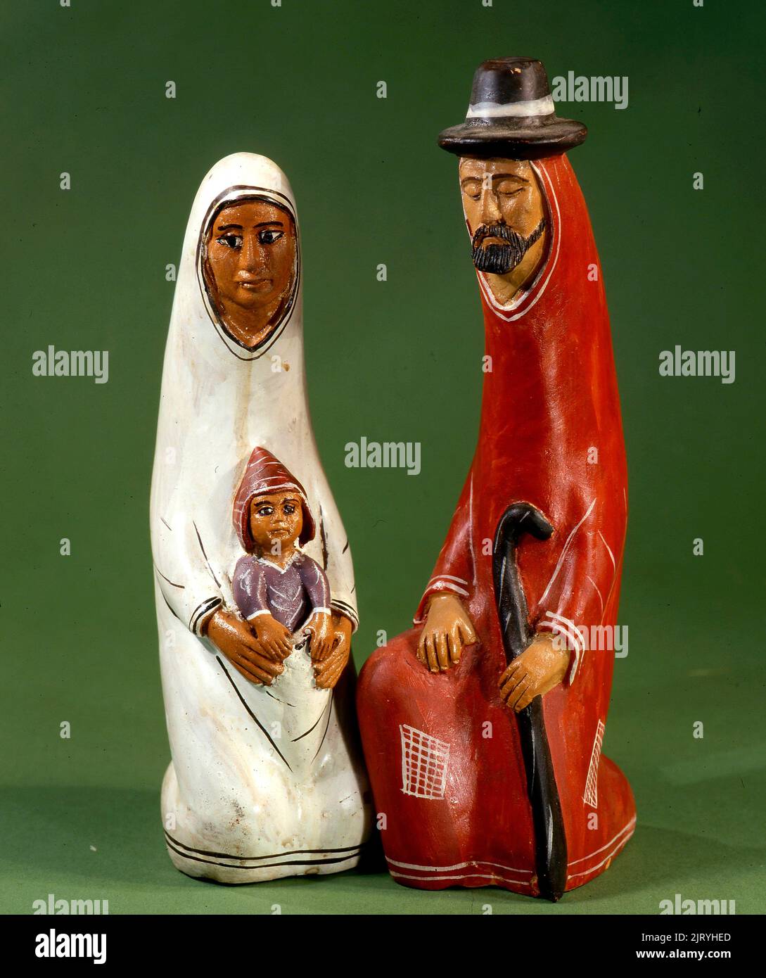 Cradle figures from ceramics from Peru, Christmas time, Advent, Cradle ...