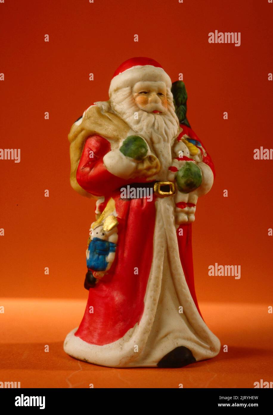 Father Christmas, Father Christmas figure, Porcelain figure, Christmas ...