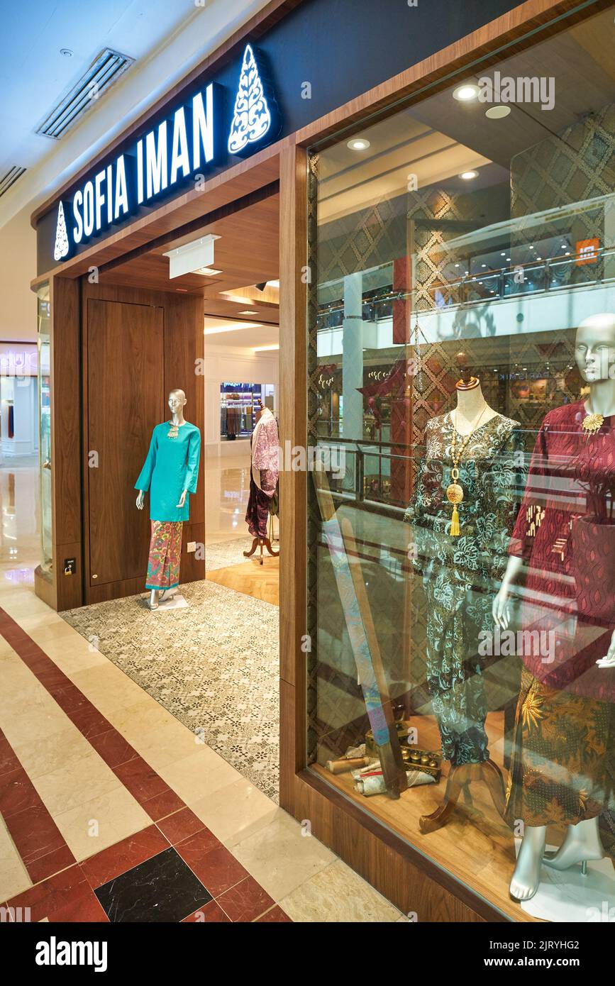 KUALA LUMPUR, MALAYSIA - CIRCA JANUARY, 2020: Sofia Iman storefront at Suria KLCC shopping mall ...