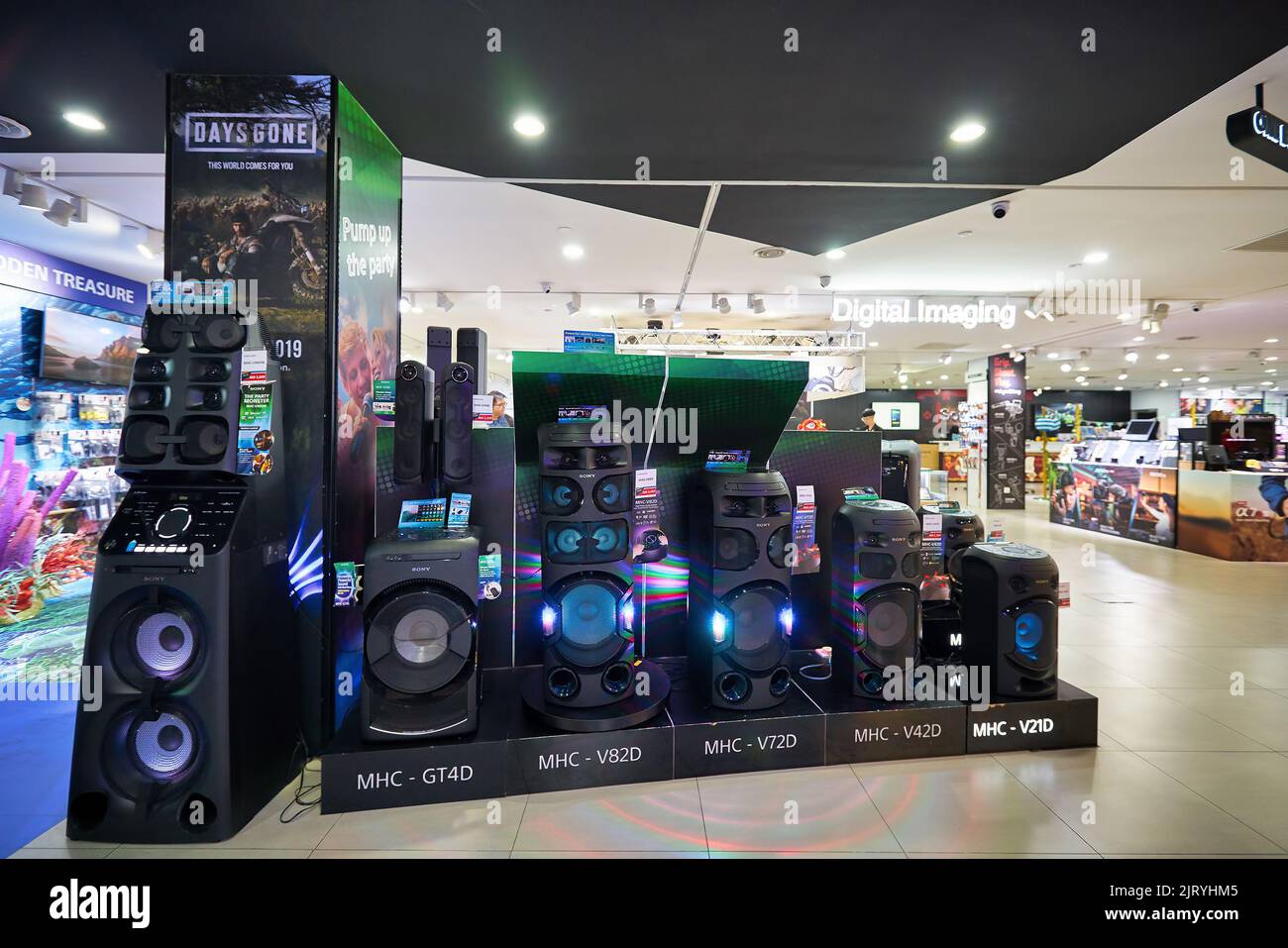 KUALA LUMPUR, MALAYSIA - CIRCA JANUARY, 2020: interior shot of Sony ...