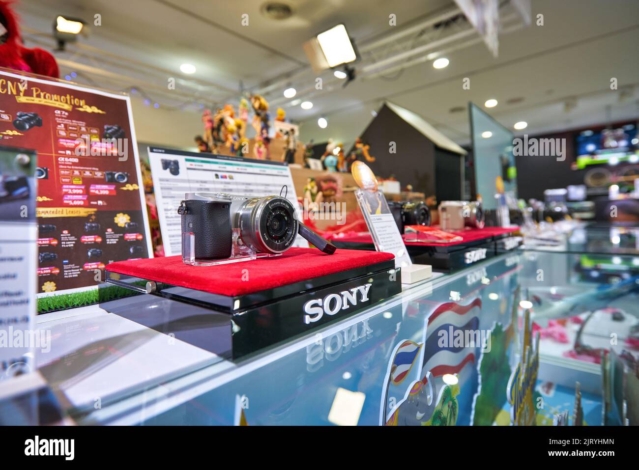 KUALA LUMPUR, MALAYSIA - CIRCA JANUARY, 2020: cameras on display at ...
