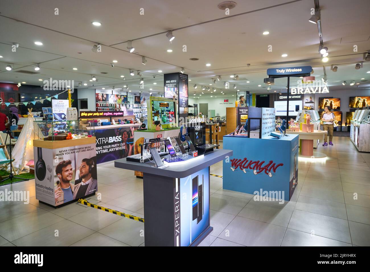 KUALA LUMPUR, MALAYSIA - CIRCA JANUARY, 2020: interior shot of Sony ...