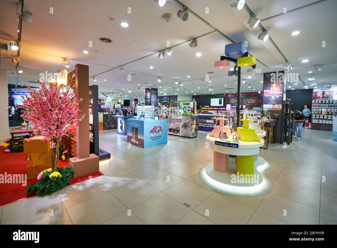 KUALA LUMPUR, MALAYSIA - CIRCA JANUARY, 2020: interior shot of Sony ...