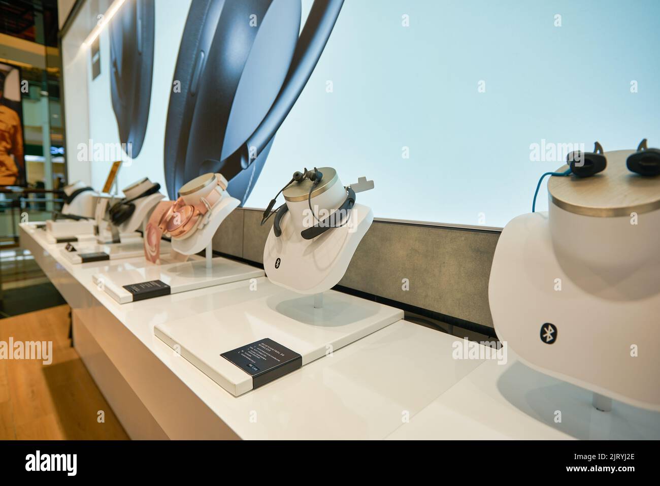 KUALA LUMPUR, MALAYSIA - CIRCA JANUARY, 2020: interior shot of Bose ...