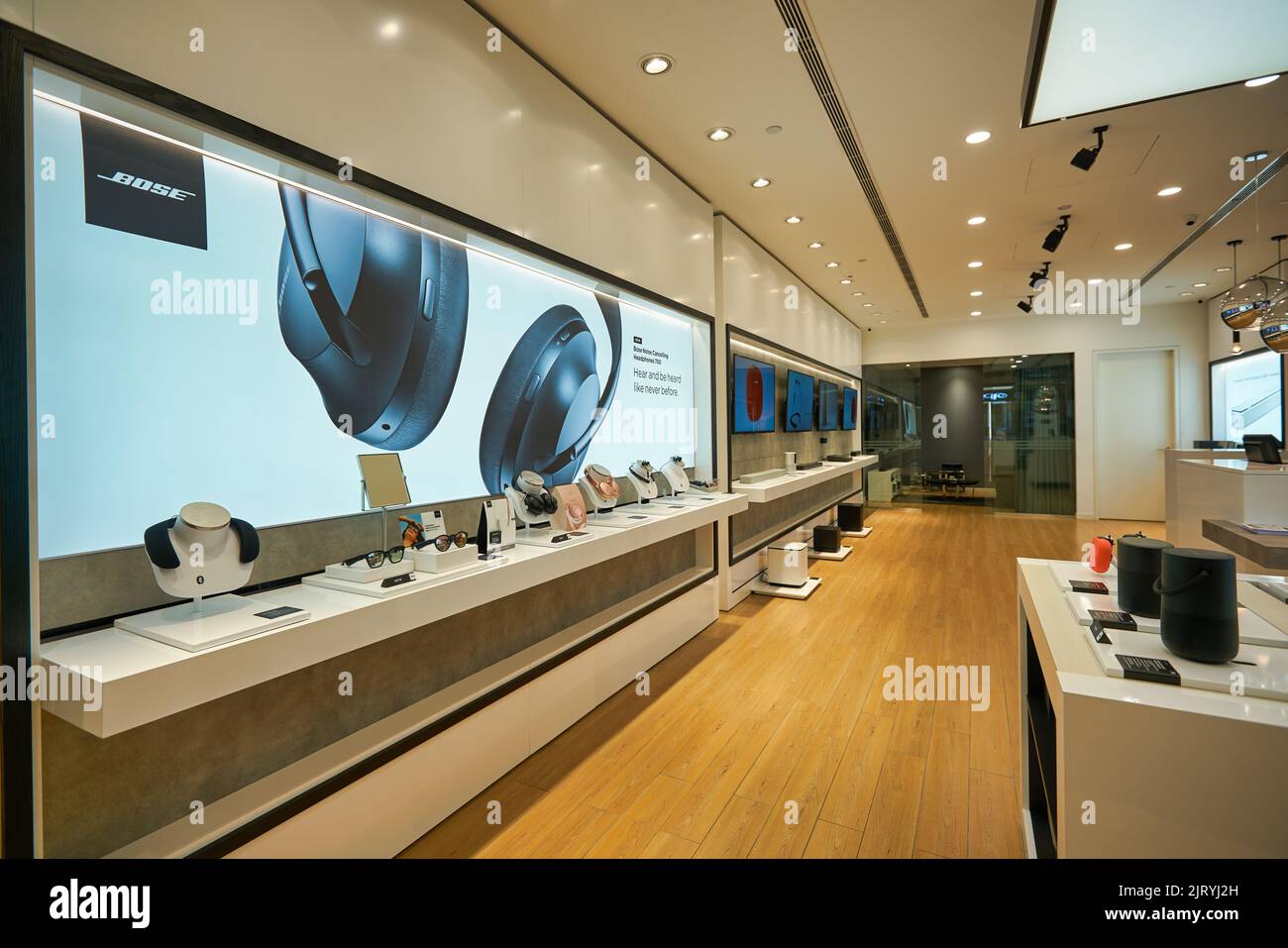 KUALA LUMPUR, MALAYSIA - CIRCA JANUARY, 2020: interior shot of Bose ...