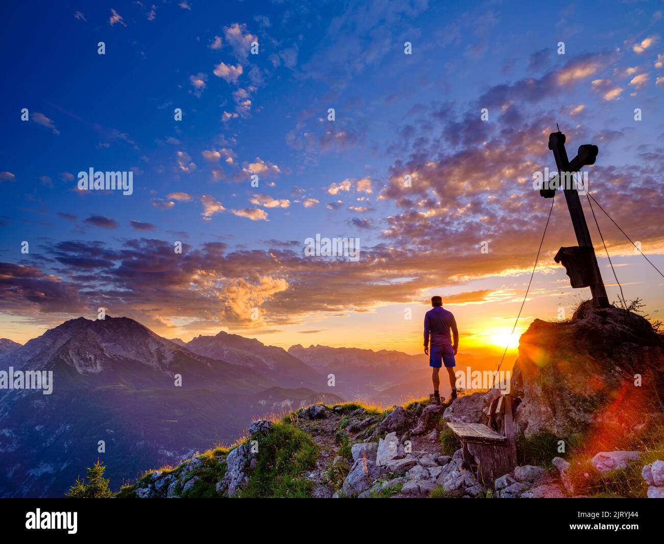 Watzmann hochkalter background hi-res stock photography and images - Alamy