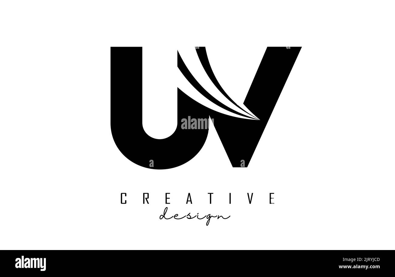U v logo Stock Vector Images - Alamy