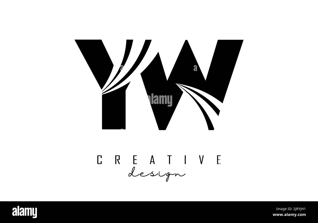 Y w vector vectors hi-res stock photography and images - Alamy