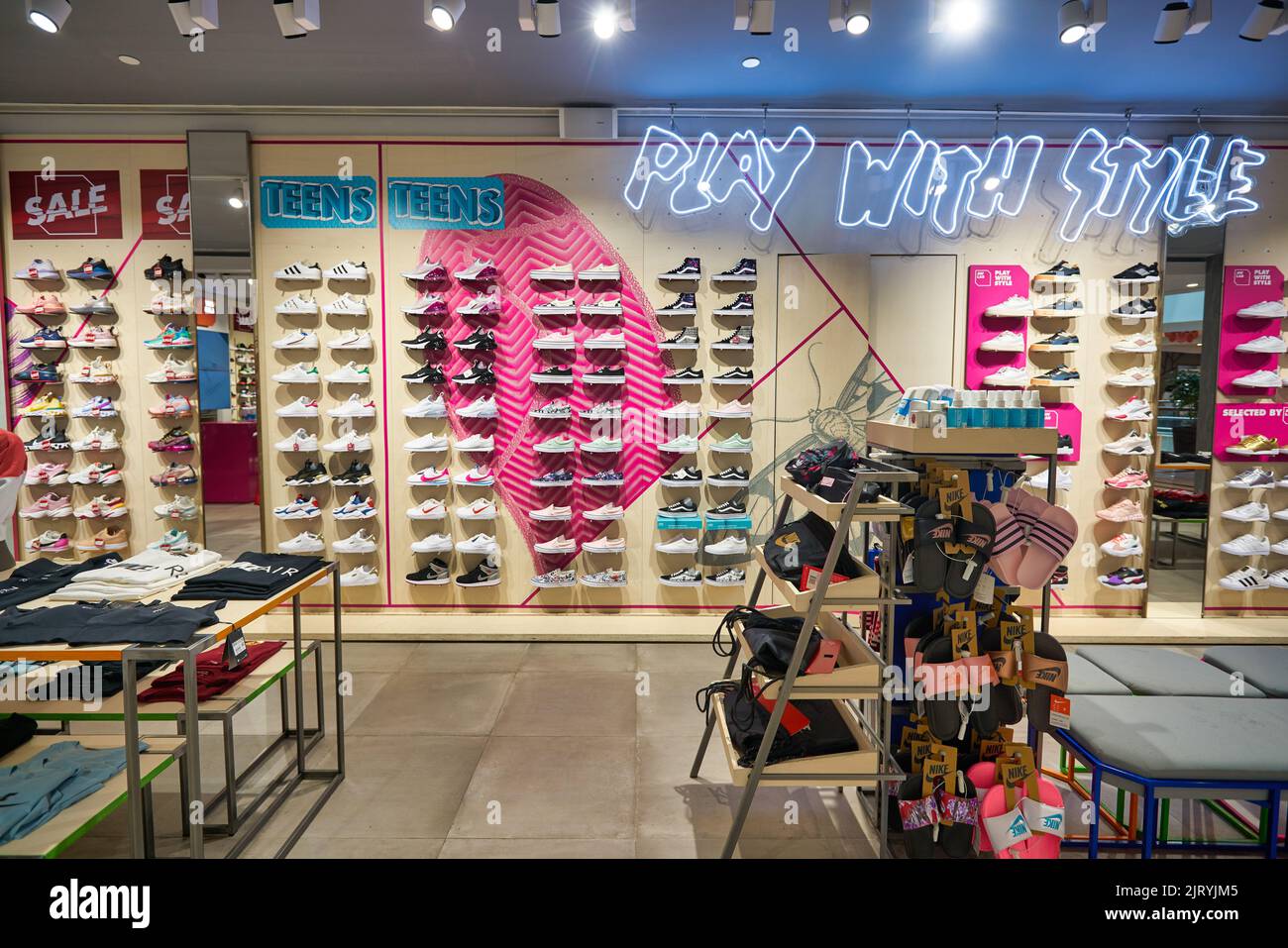 KUALA LUMPUR, MALAYSIA - CIRCA JANUARY, 2020: interior shot of AW Lab ...