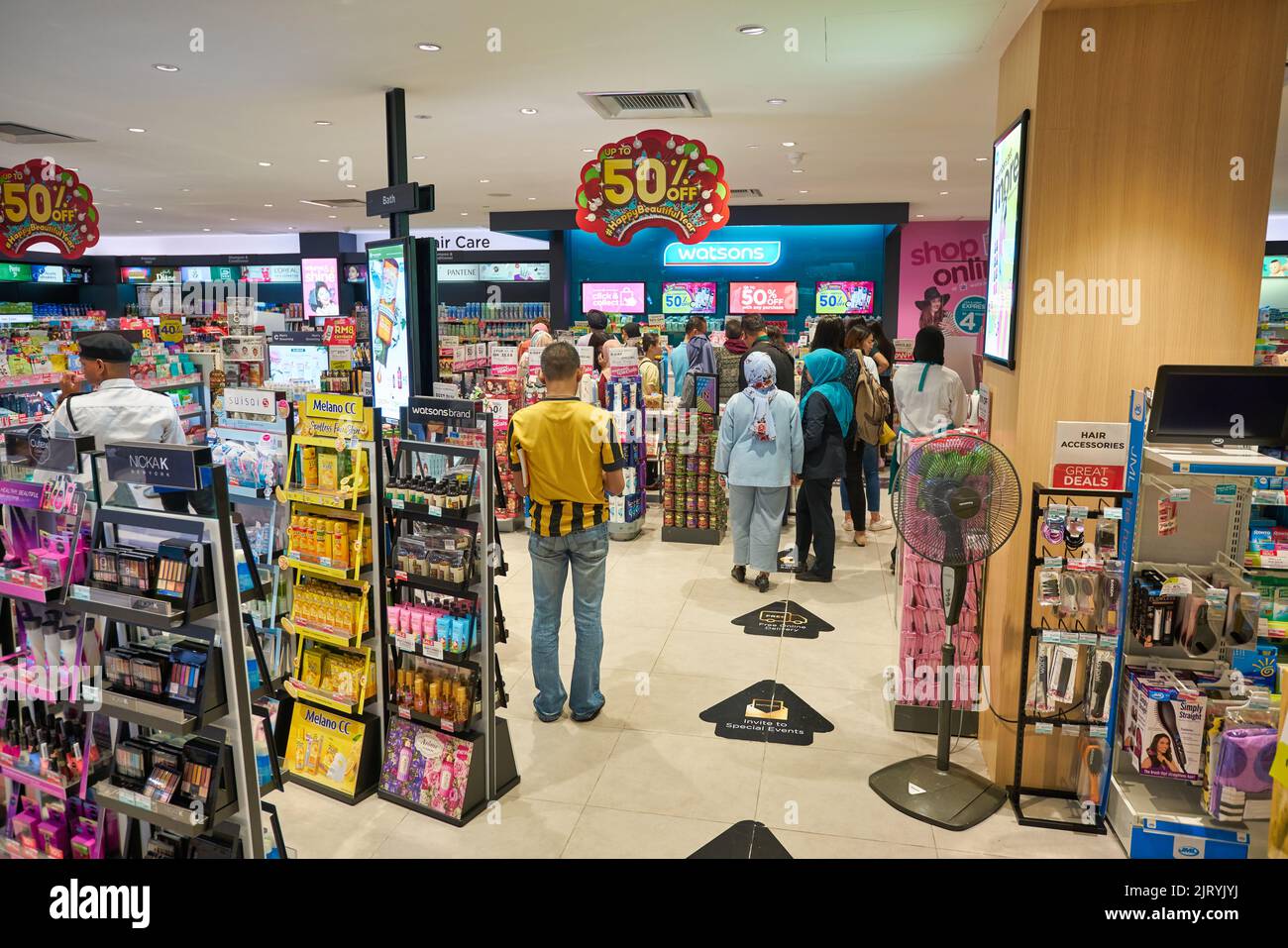 KUALA LUMPUR, MALAYSIA - CIRCA JANUARY, 2020: interior shot of Watson ...