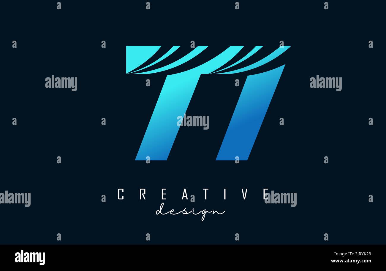 Creative number 77 7 logo with leading lines and road concept design ...