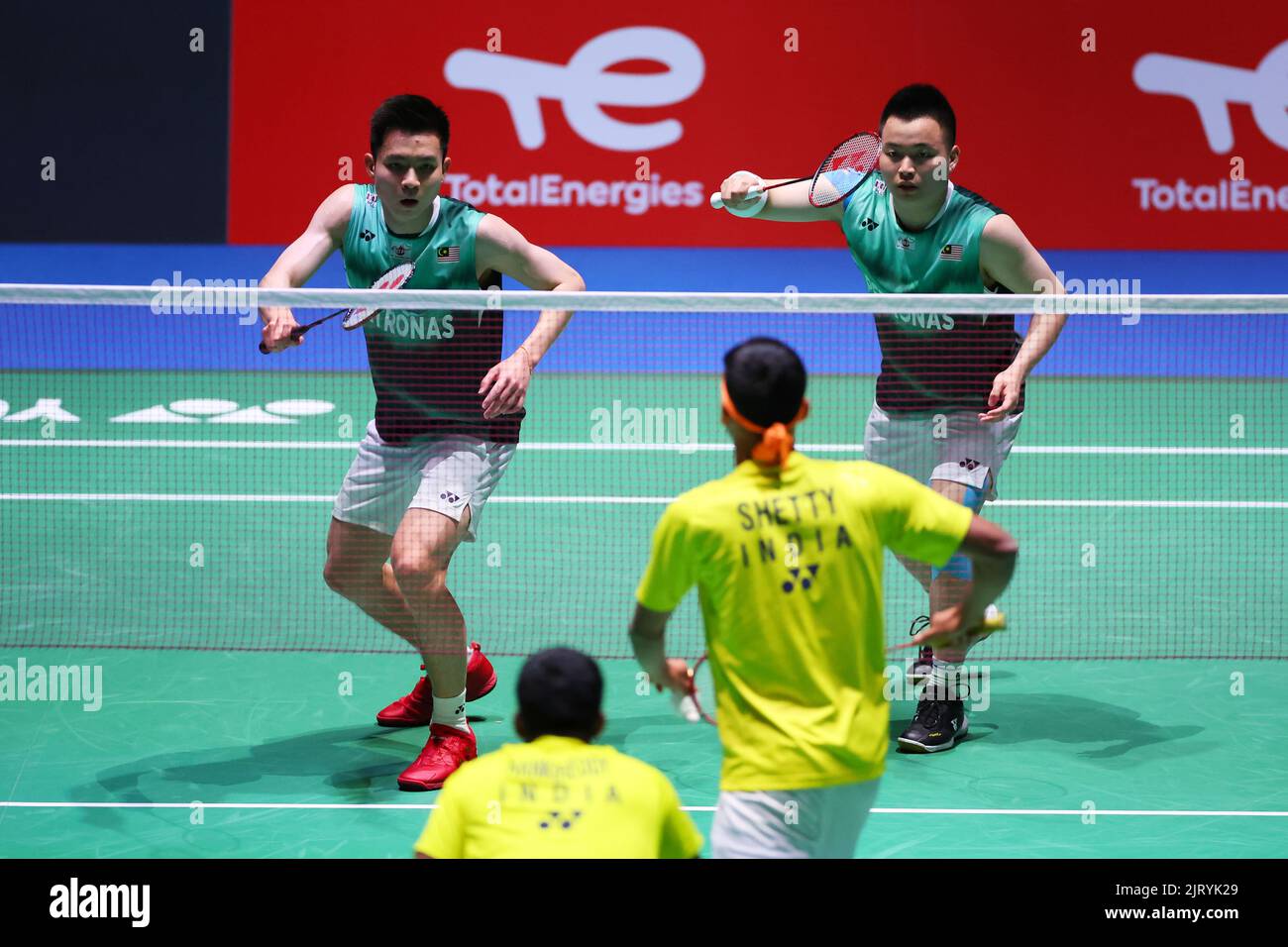 Tokyo, Japan. 27th Aug, 2022. Aaron Chia & Soh Wooi Yik (MAS) Badminton : TotalEnergies BWF ...